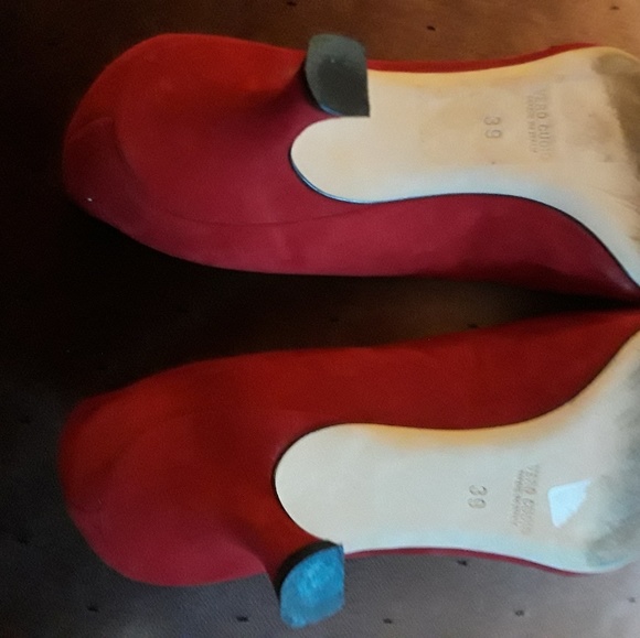 Pancaldi | Shoes | Pancaldi Diane B Sweetheart Red Suede Heels | Poshmark